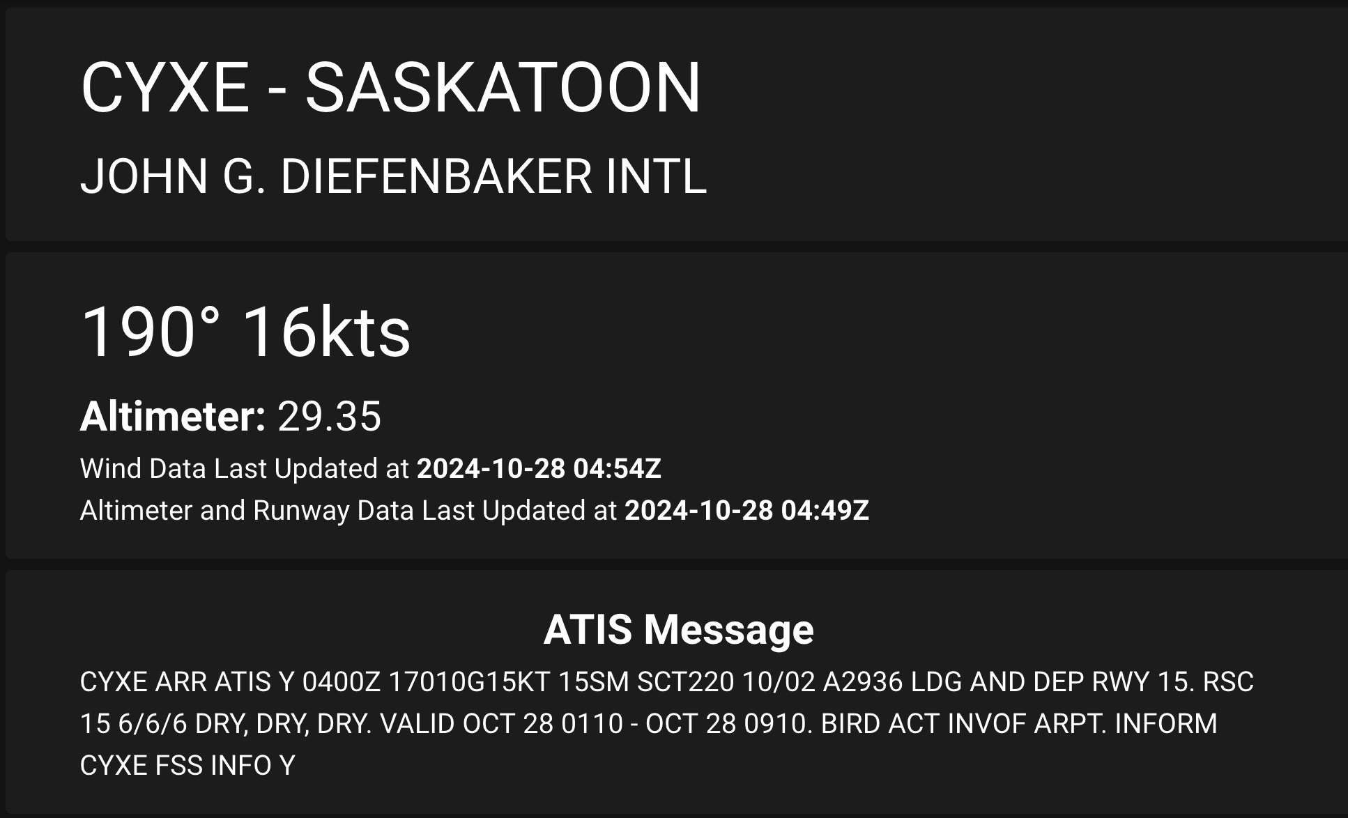Nav Canada to End Telephone ATIS Service - Canadian Aviator Magazine